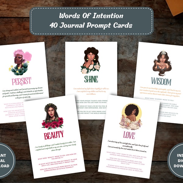 Intention Cards - Etsy