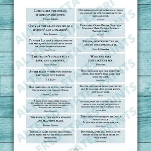 Ocean & Beach Quotes Sayings Phrases - Journal Words, Journal Prompts ...