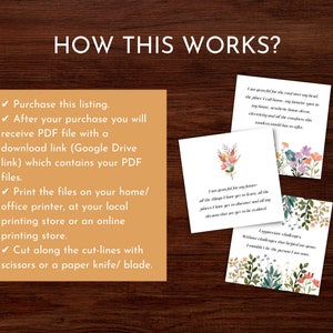 Gratitude Affirmation Cards, Daily Affirmations, Affirmation Stickers ...