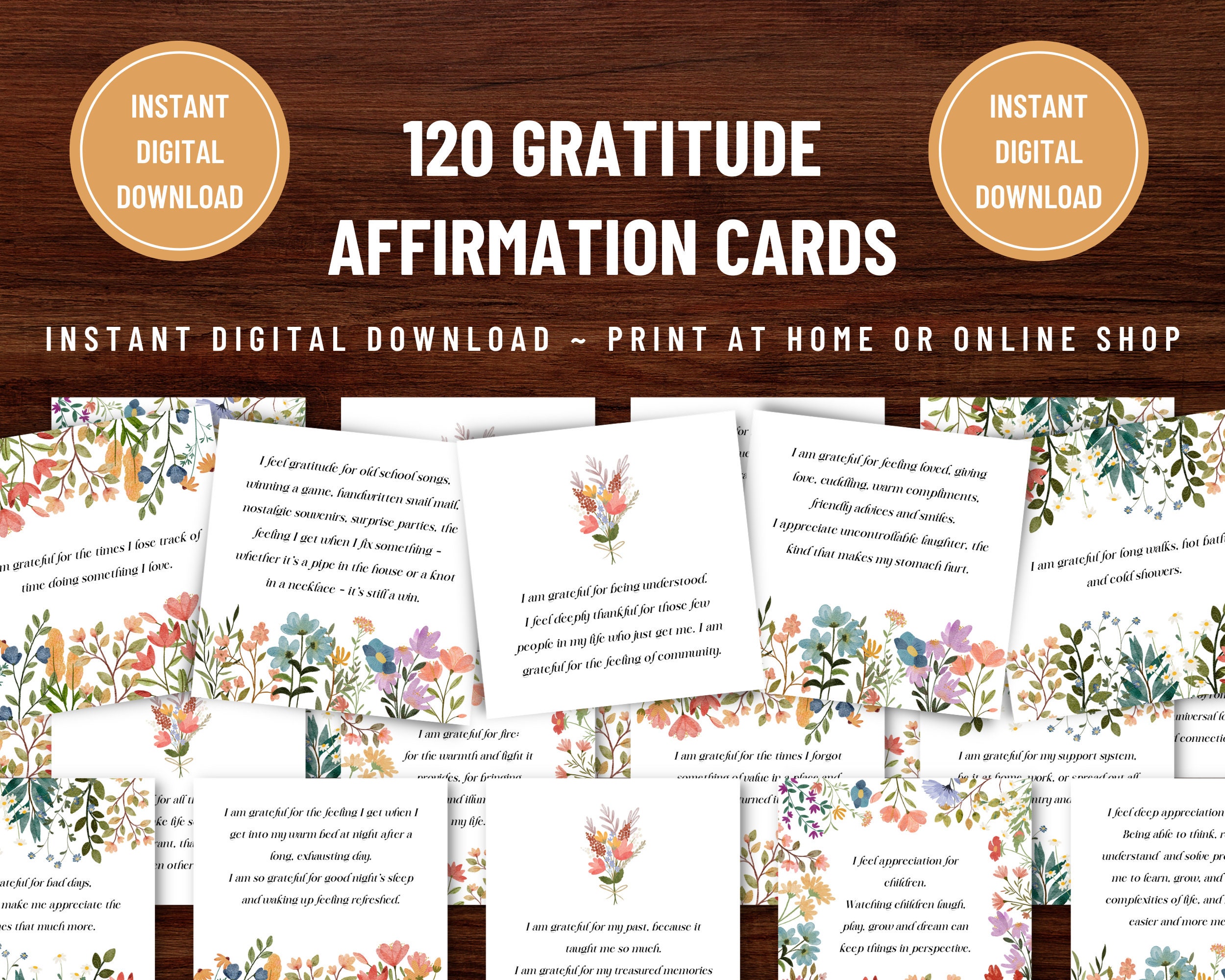 Gratitude Affirmation Cards, Daily Affirmations, Affirmation Stickers ...
