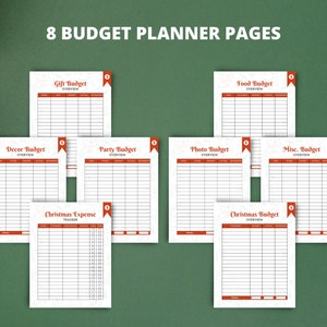 Christmas Planner Printable, Holiday Planner, US Letter, A4, A5 ...