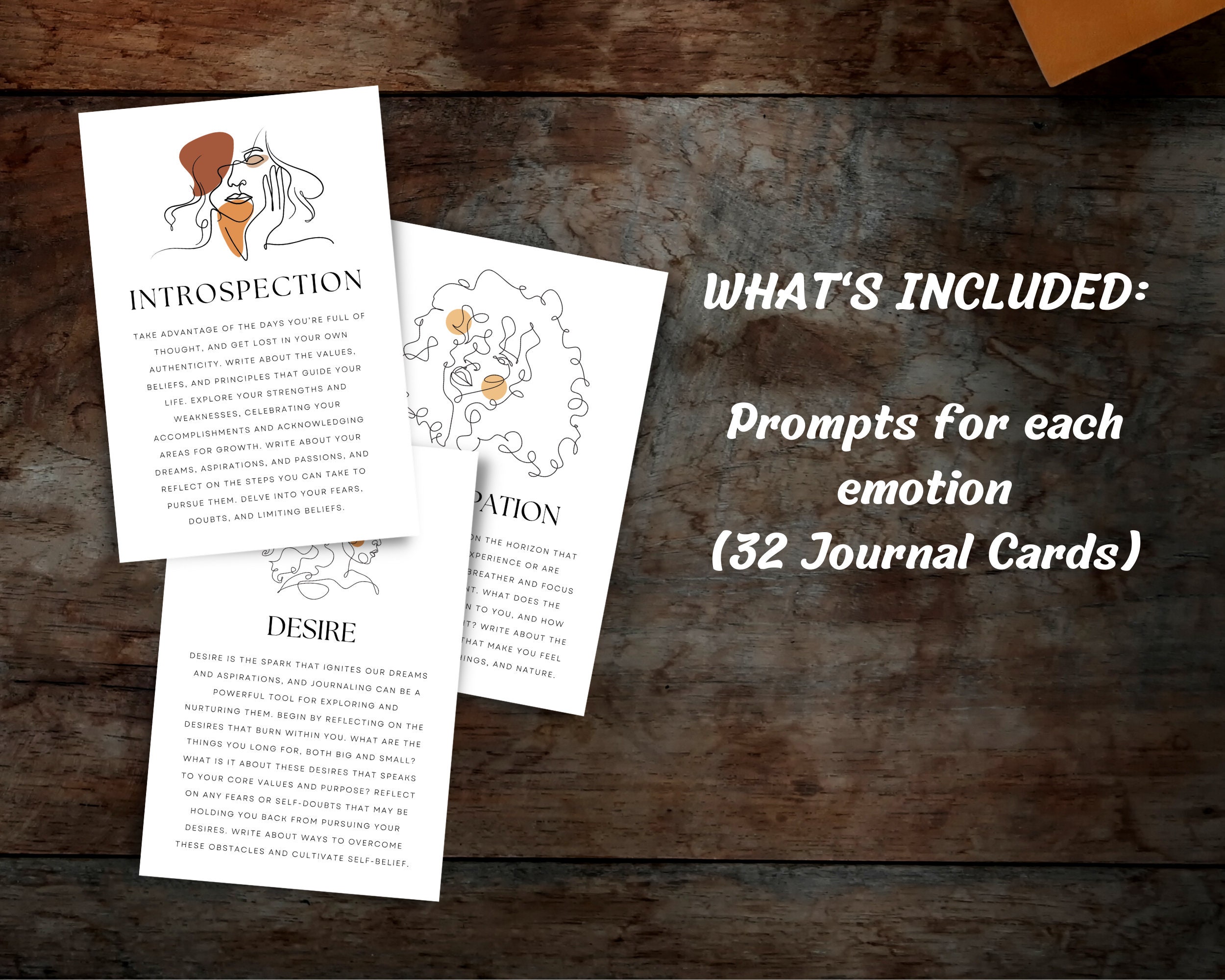 Emotions Journal Prompts, Feelings Journal, Guided Journal Cards ... Emotions Journal Prompts, Feelings Journal, Guided Journal Cards ...