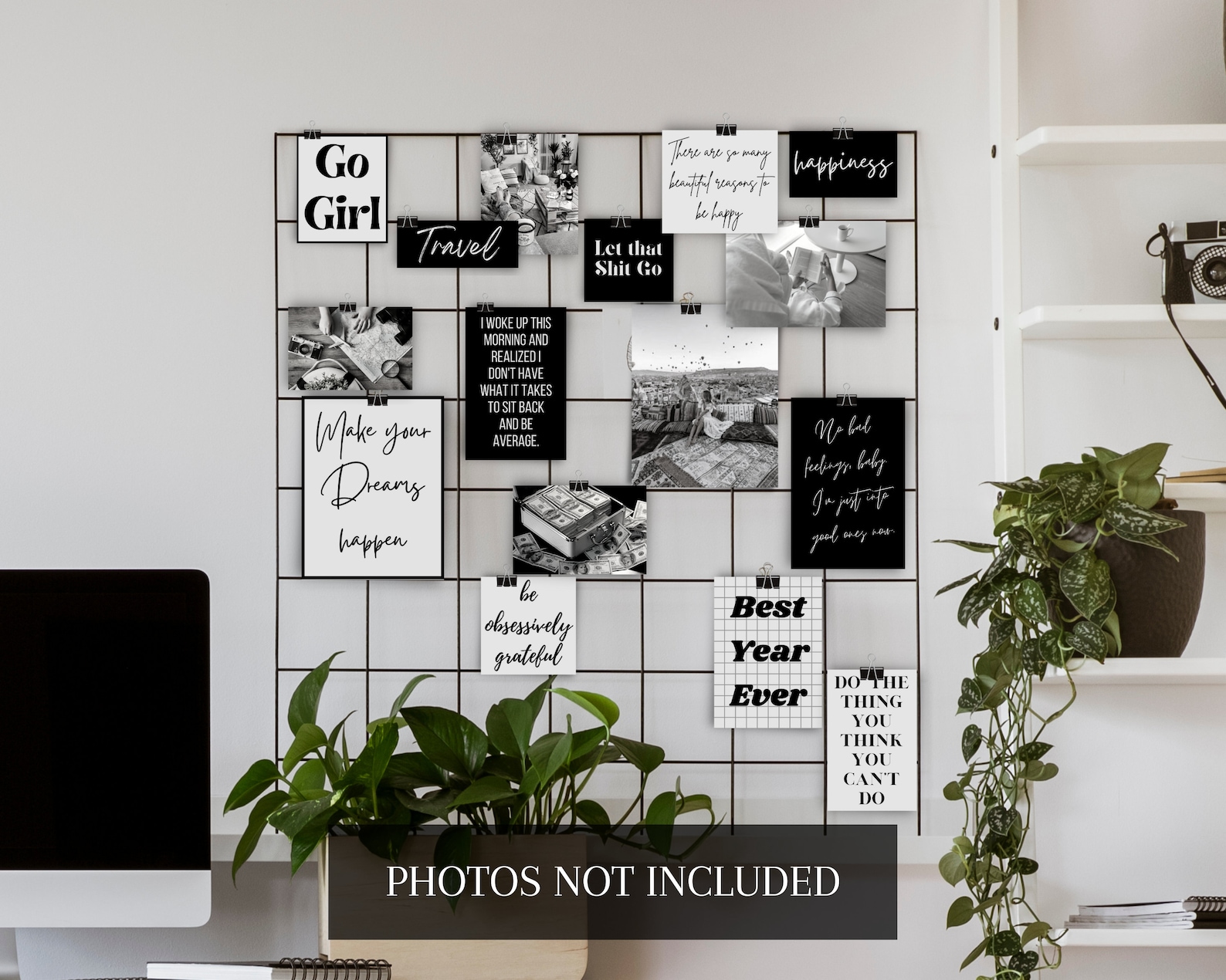 Vision Board Printable Girl Boss Vision Board Kit Law of | Etsy