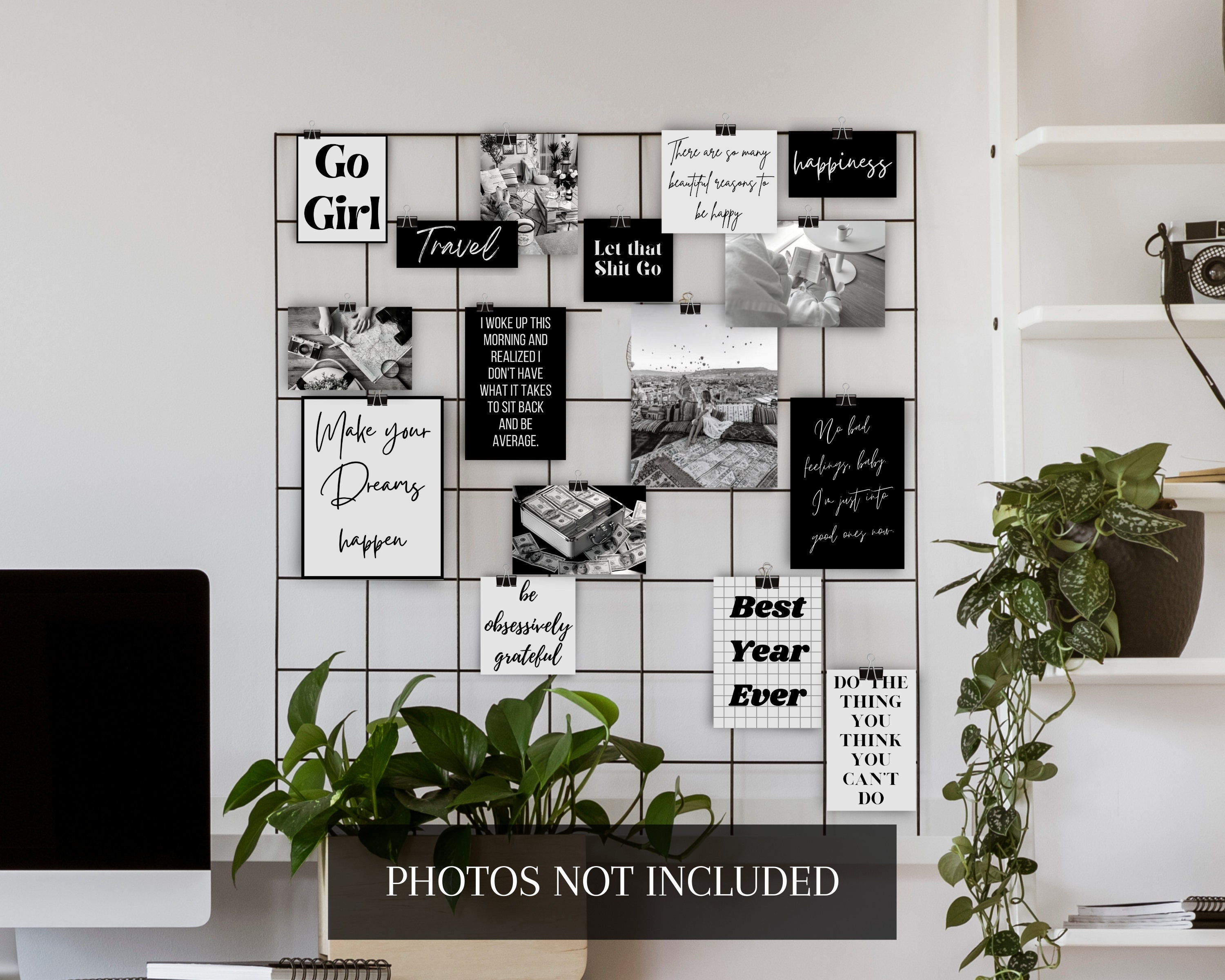 Vision Board Printable Girl Boss Vision Board Kit Law of | Etsy