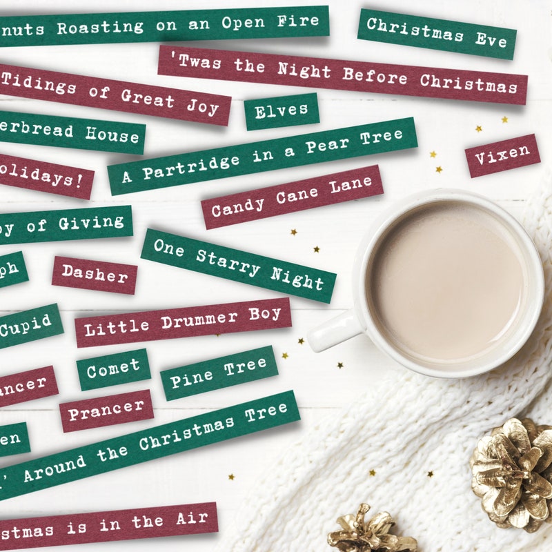 Christmas Word Tree - Etsy