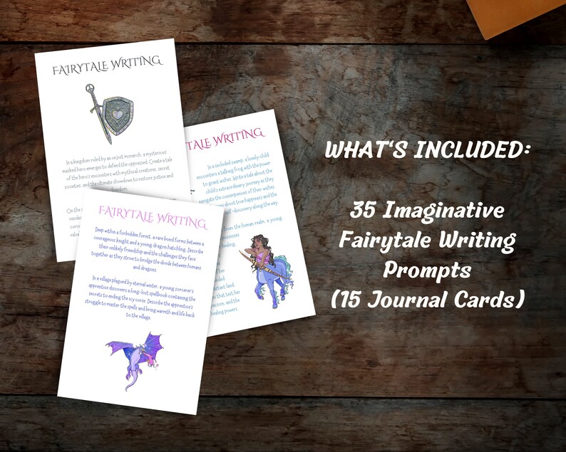 Fairy Tale Writing Prompts, Fairy Cards, Journal Prompts, Journaling ...