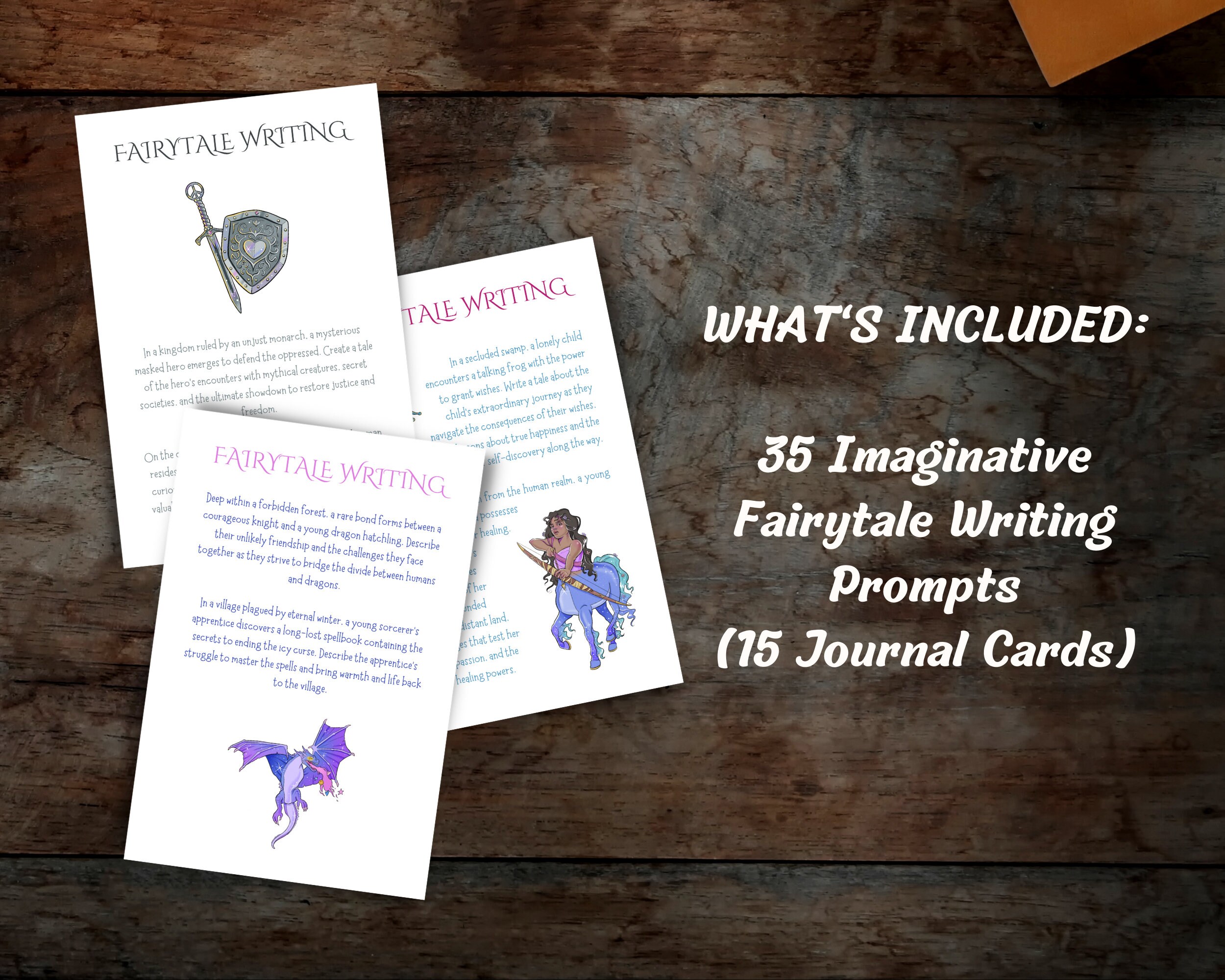 Fairy Tale Writing Prompts, Fairy Cards, Journal Prompts, Journaling ...