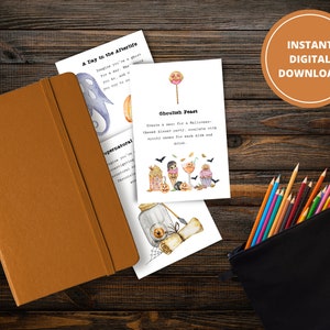 Spooky Season Journal Prompts, Halloween Journaling Cards, Horror ...