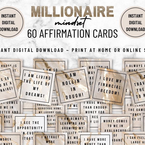 Affirmation Cards Printable - Etsy