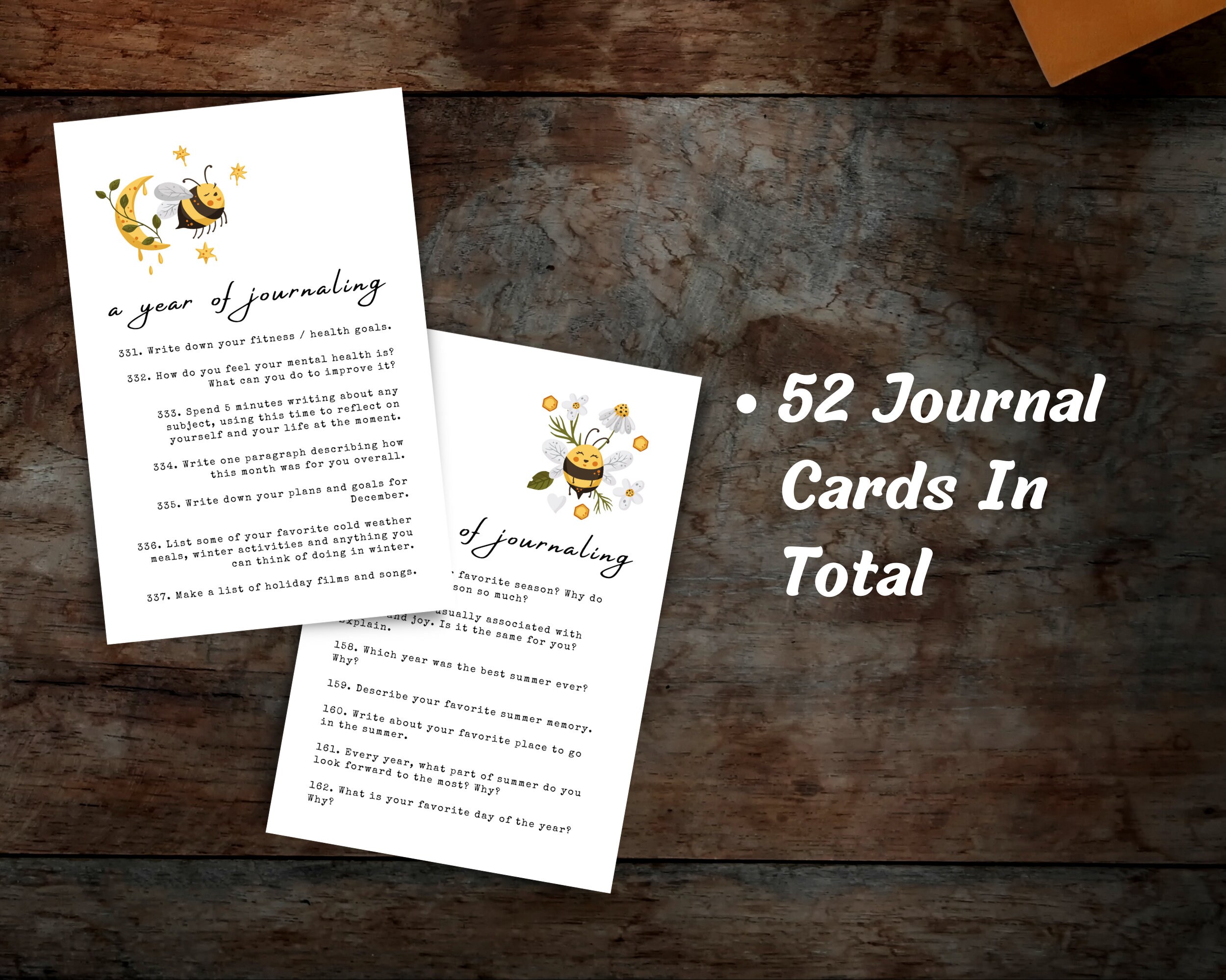 365 Journal Prompts, Journaling Prompts, Printable Bujo Kit, Journal ...