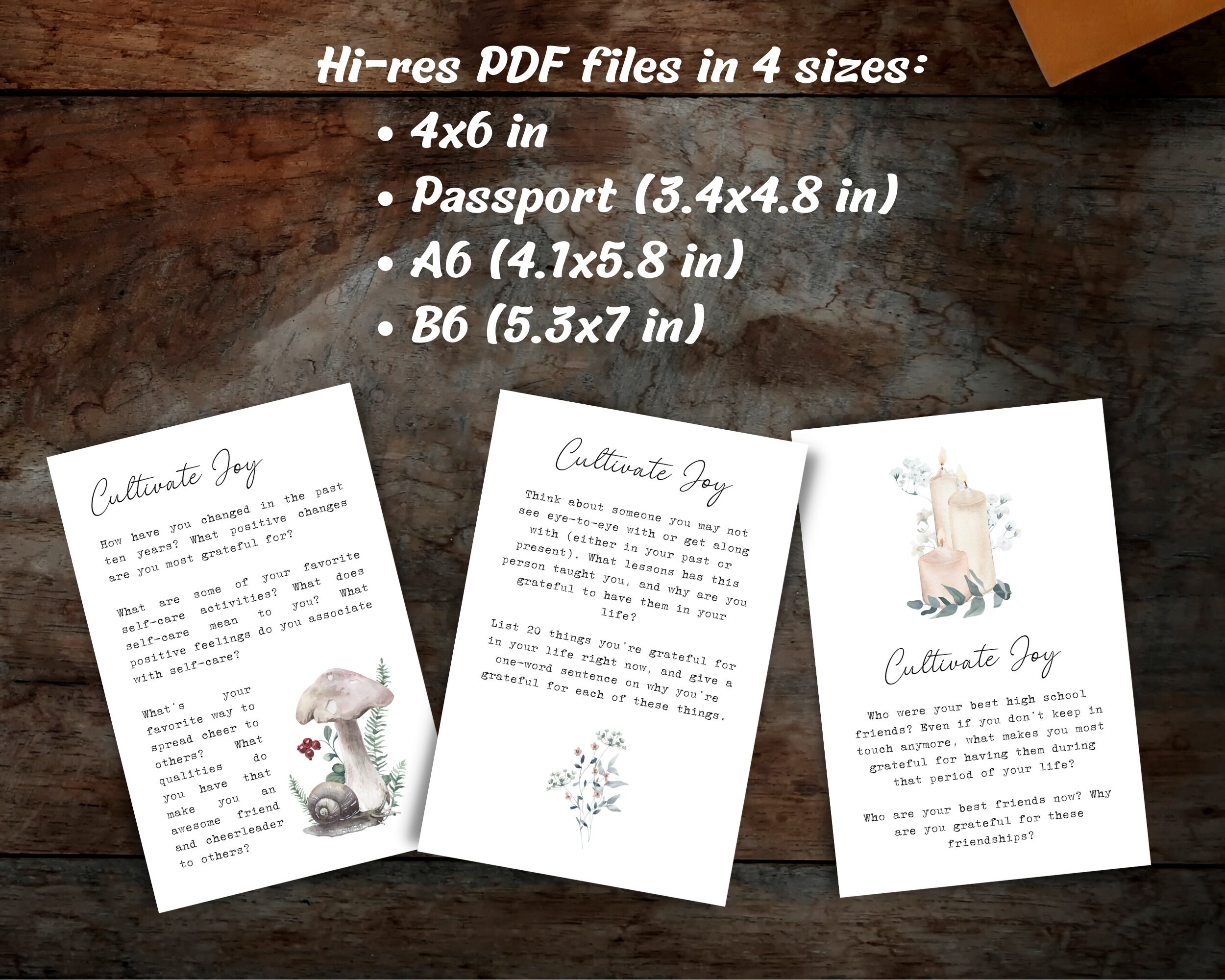 Gratitude Prompts, Gratitude Journal Prompts, Gratitude Printable, Joy ...