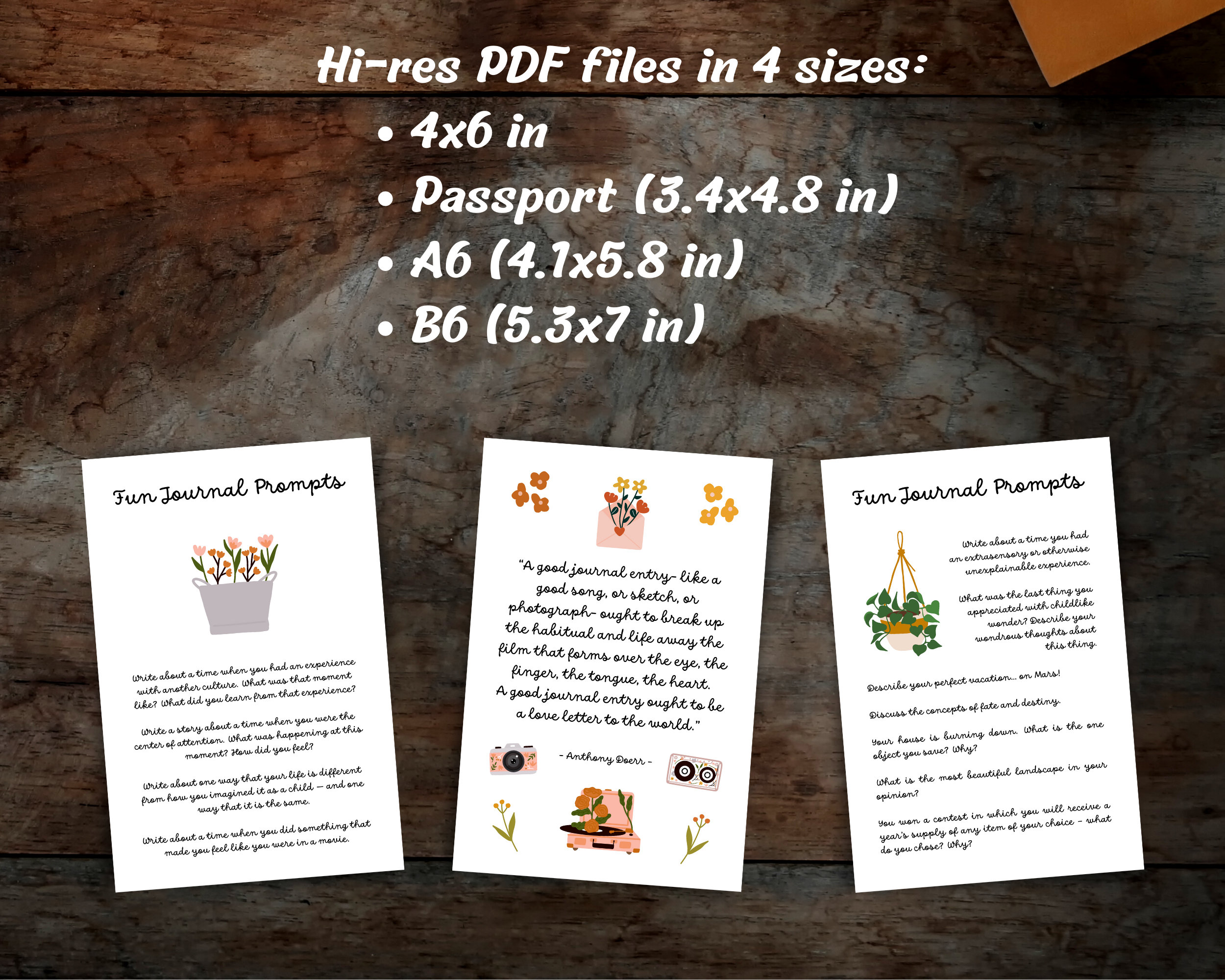 Journal Prompt Cards, Journal Prompts, Journaling Prompts, Creative ...