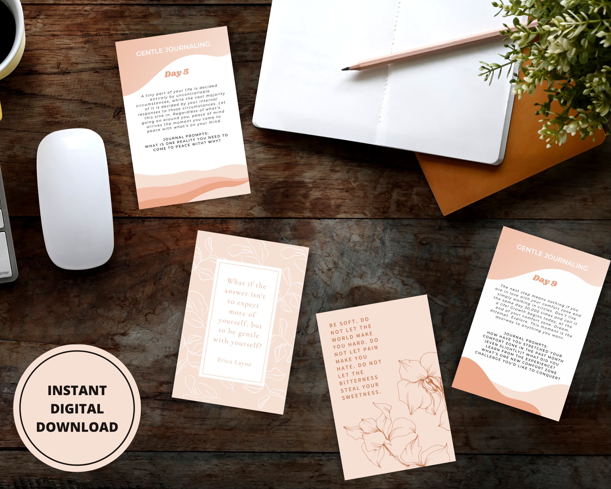 Healing Journal Prompts, One Day at A Time, 30 Day Challenge, Self Help ...