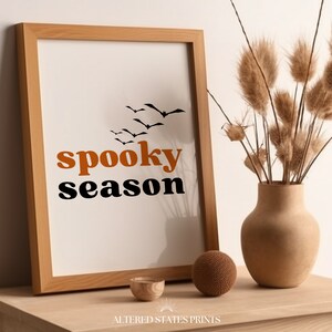 Halloween Gallery Wall Art Set of 10, Halloween Posters, Boho Halloween ...