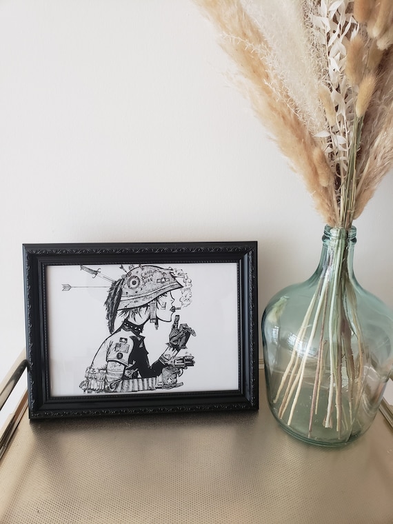 Tank Girl A4 Black and White Print | Etsy