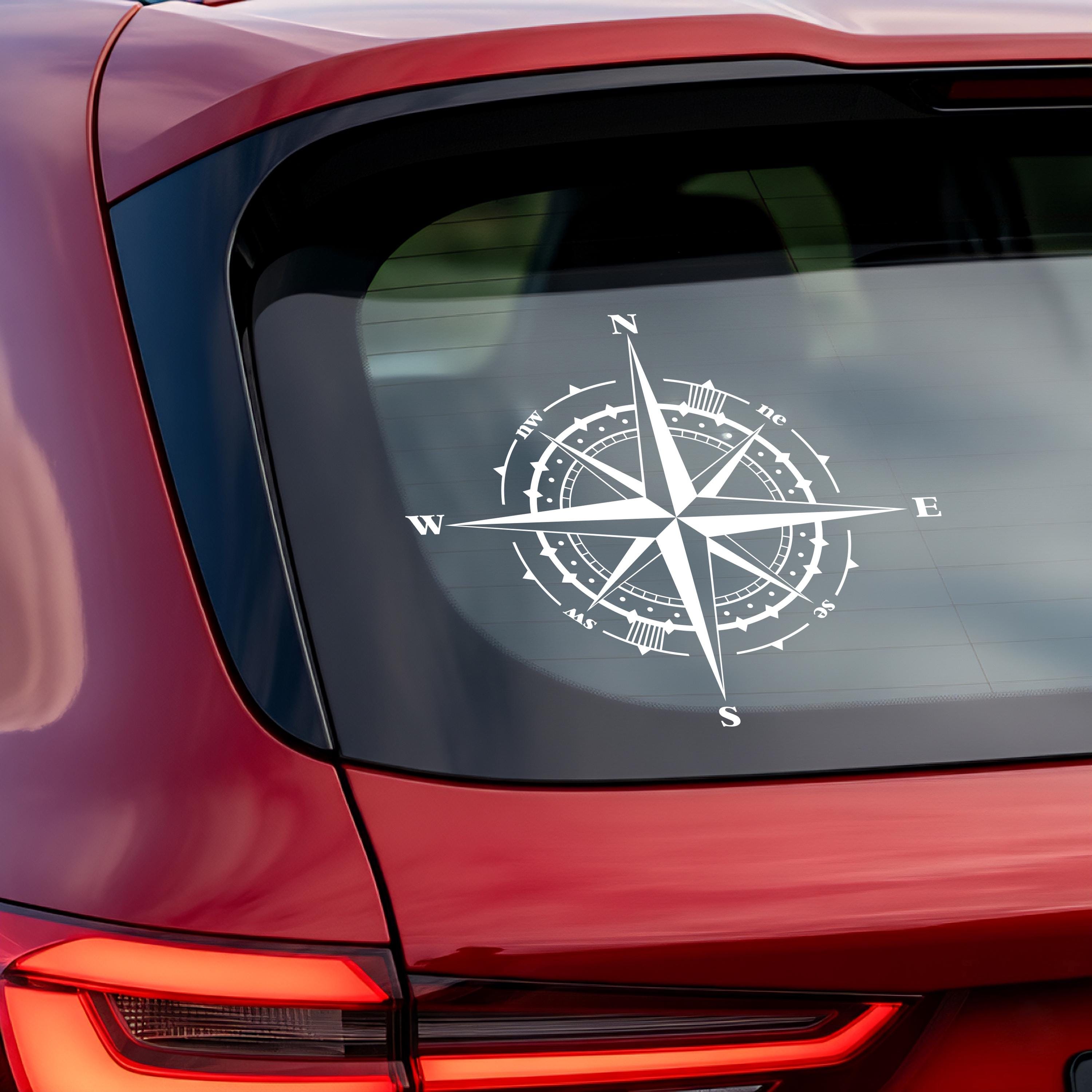 Compass Vinyl Sticker - Vinyl Decal for Your Van, Camper, Caravan and ...