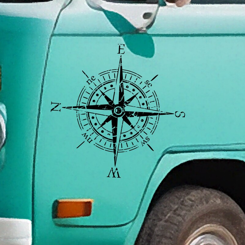 Compass Decals - Etsy
