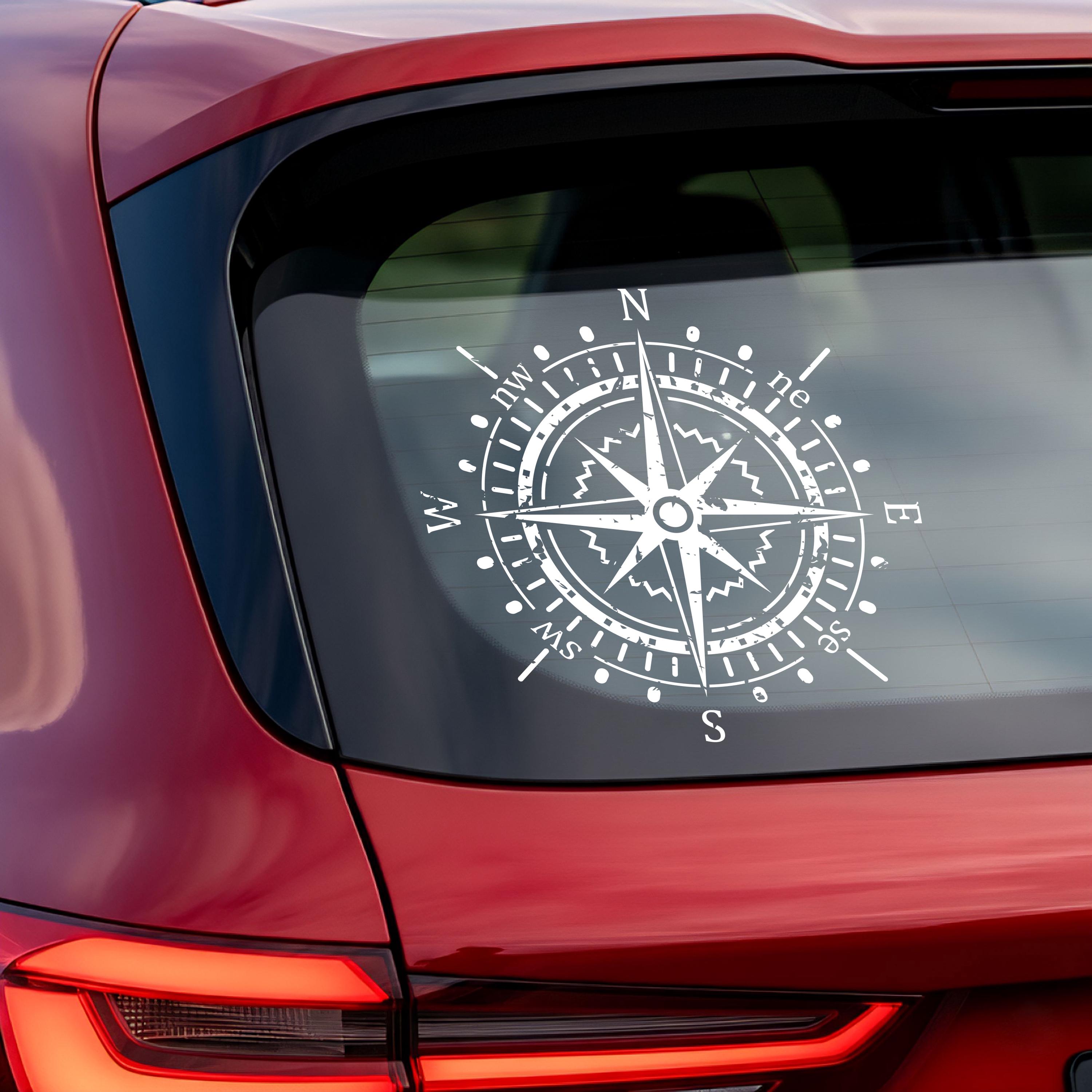 Compass Vinyl Sticker - Vinyl Decal for Your Van, Camper, Caravan and ...