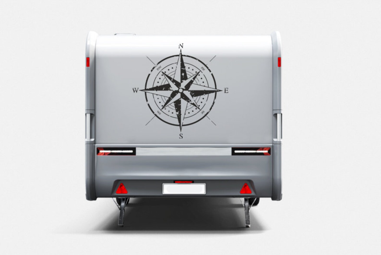 Compass Camper Van Sticker Compass Car Caravan Vinyl | Etsy