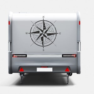 Compass Camper Van Sticker Compass Car Caravan Vinyl | Etsy
