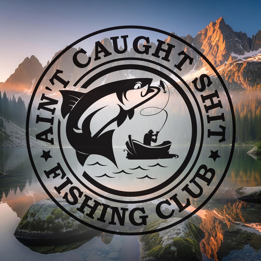 Fishing Club Vinyl Decal: Van, Camper, Caravan Sticker - Etsy