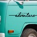 Adventure Begins Vinyl Camper Decal - Etsy
