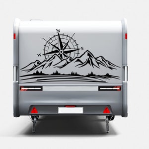 Camper Compass and Mount Sticker Camper Vinyl Sticker - Etsy