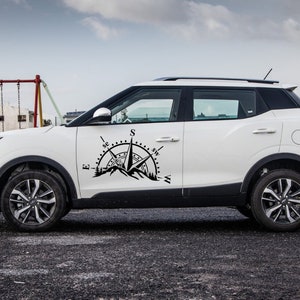 Compass and Mount Sticker Camper Van Sticker Car Caravan - Etsy