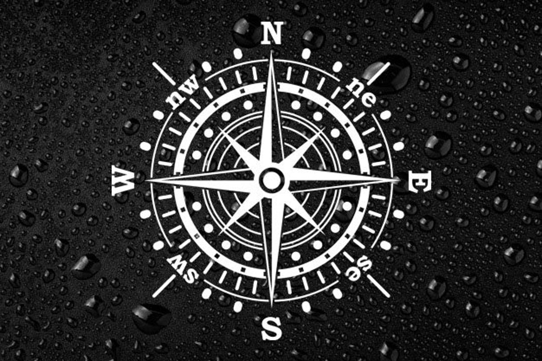 Compass Camper Van Sticker Compass Car Caravan Vinyl - Etsy Australia