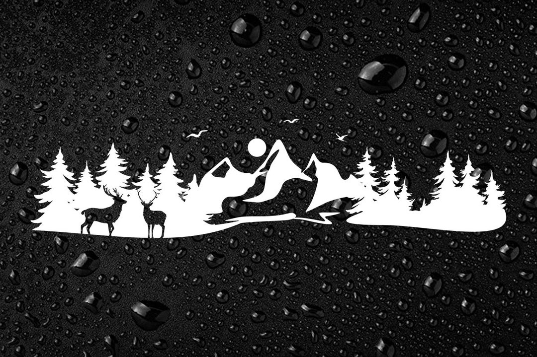 Mountain Sticker Camper Van Sticker Car Caravan Vinyl - Etsy