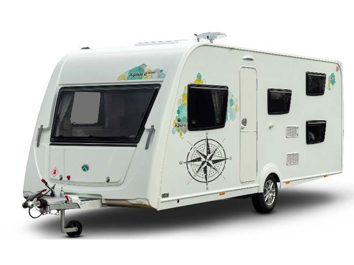 Compass Camper Van Sticker Compass Car Caravan Vinyl | Etsy