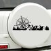 Compass and Mount Sticker Camper Van Sticker Car Caravan - Etsy