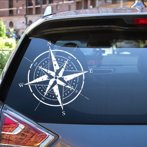 Compass Camper Van Sticker Compass Car Caravan Vinyl | Etsy