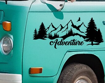 Compass, Camper Van Sticker, Compass Car Caravan Vinyl Decal,compass ...