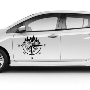 Compass Adventure Reflective Decal, Very Nice Reflective Sticker - Etsy