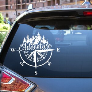 Compass Adventure Sticker Camper Van Sticker Car Caravan - Etsy