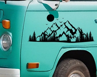 Compass, Camper Van Sticker, Compass Car Caravan Vinyl Decal,compass ...