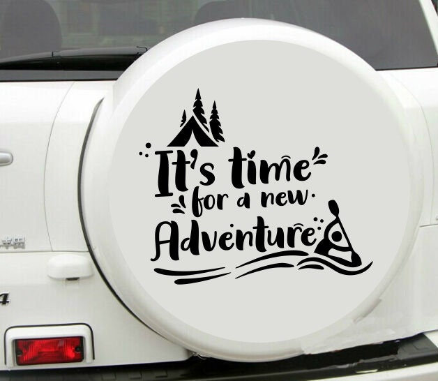 It’s Time for a New Adventure Vinyl Decal - Vinyl Sticker for Your Van ...