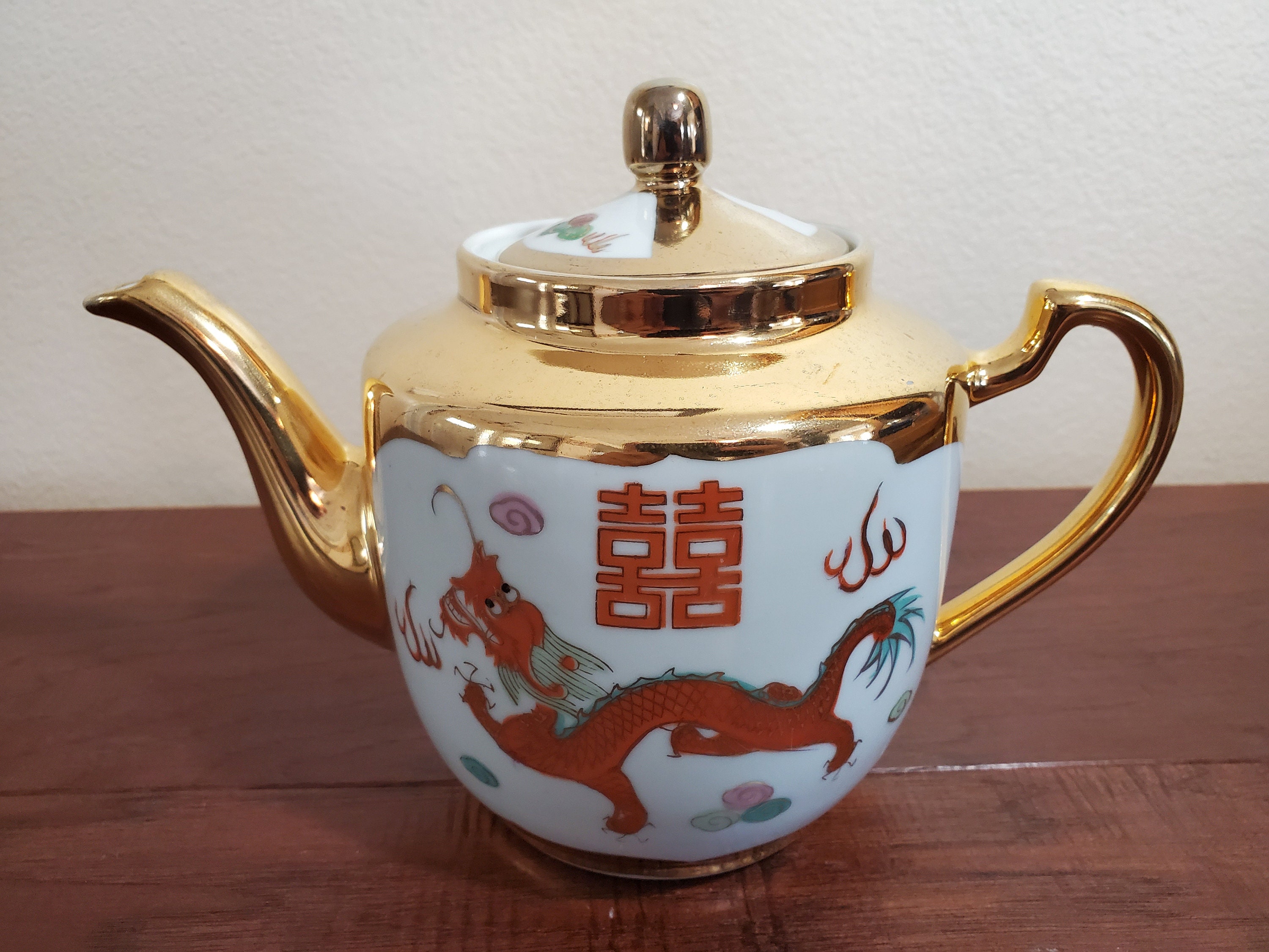 Vintage Tea Pot - Etsy