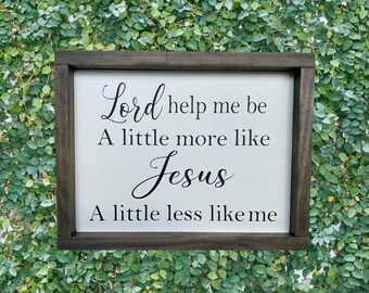 Less Me More Jesus | Etsy