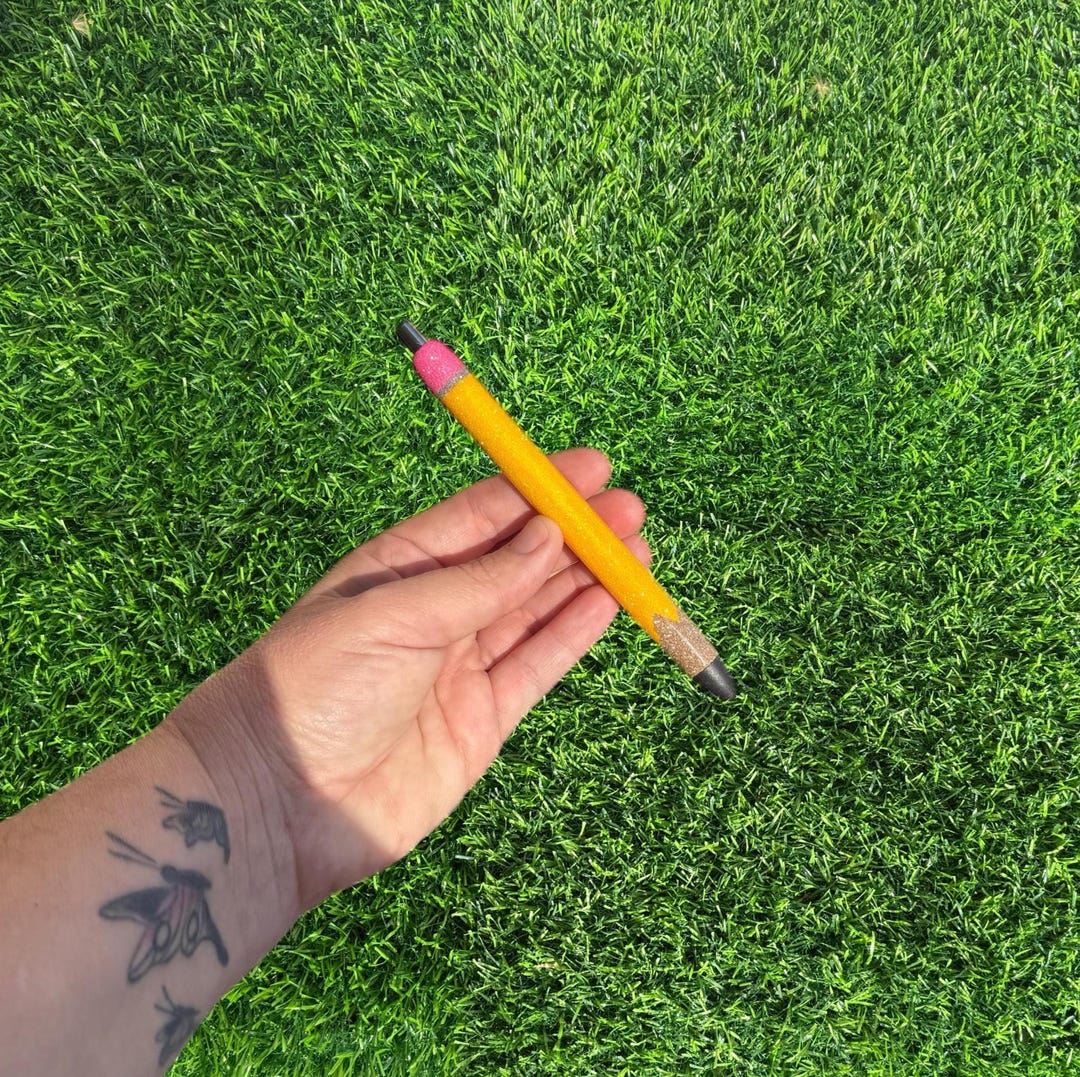 Pencil Epoxy Pen - Etsy