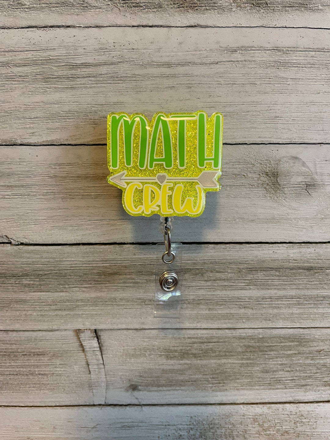 Math Crew Retractable Badge Reel - Etsy