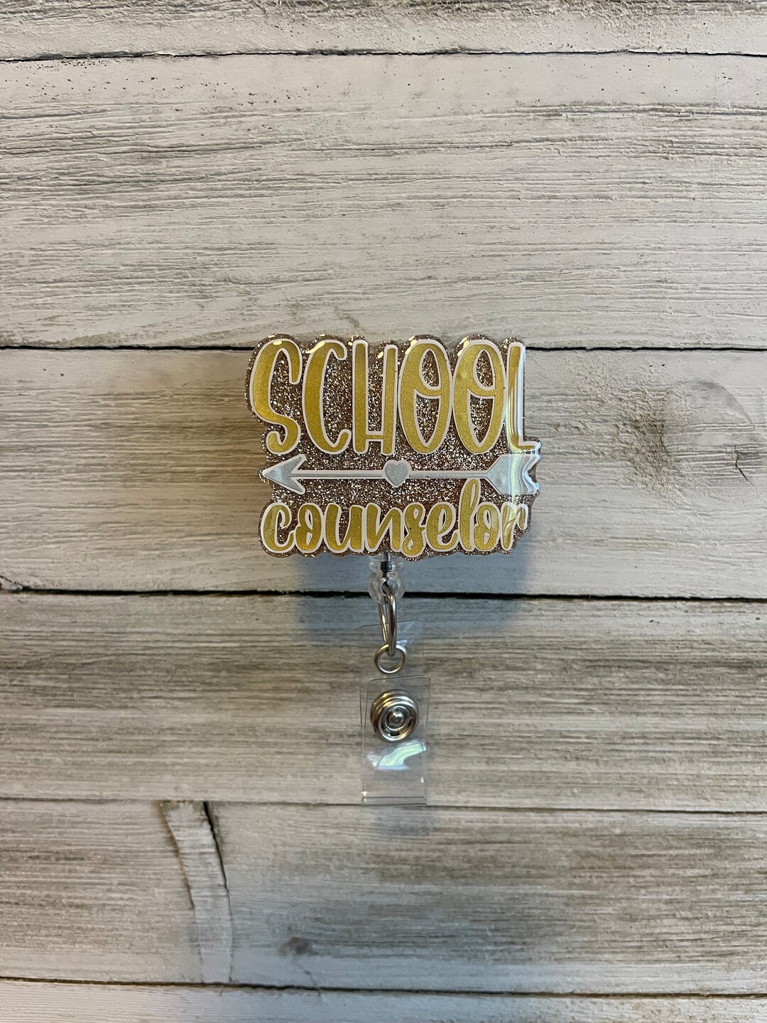 School Counselor Retractable Badge Reel - Etsy