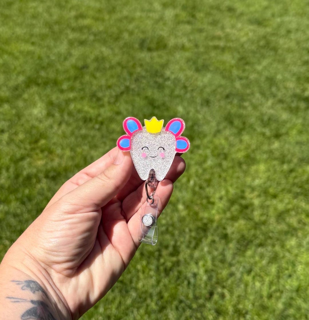 Tooth Fairy Retractable Badge Reel - Etsy