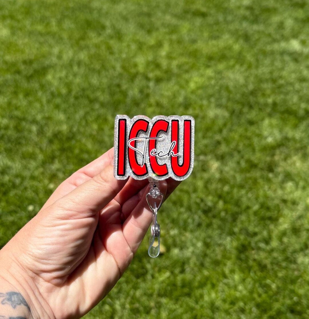 ICCU Tech Retractable Badge Reel - Etsy