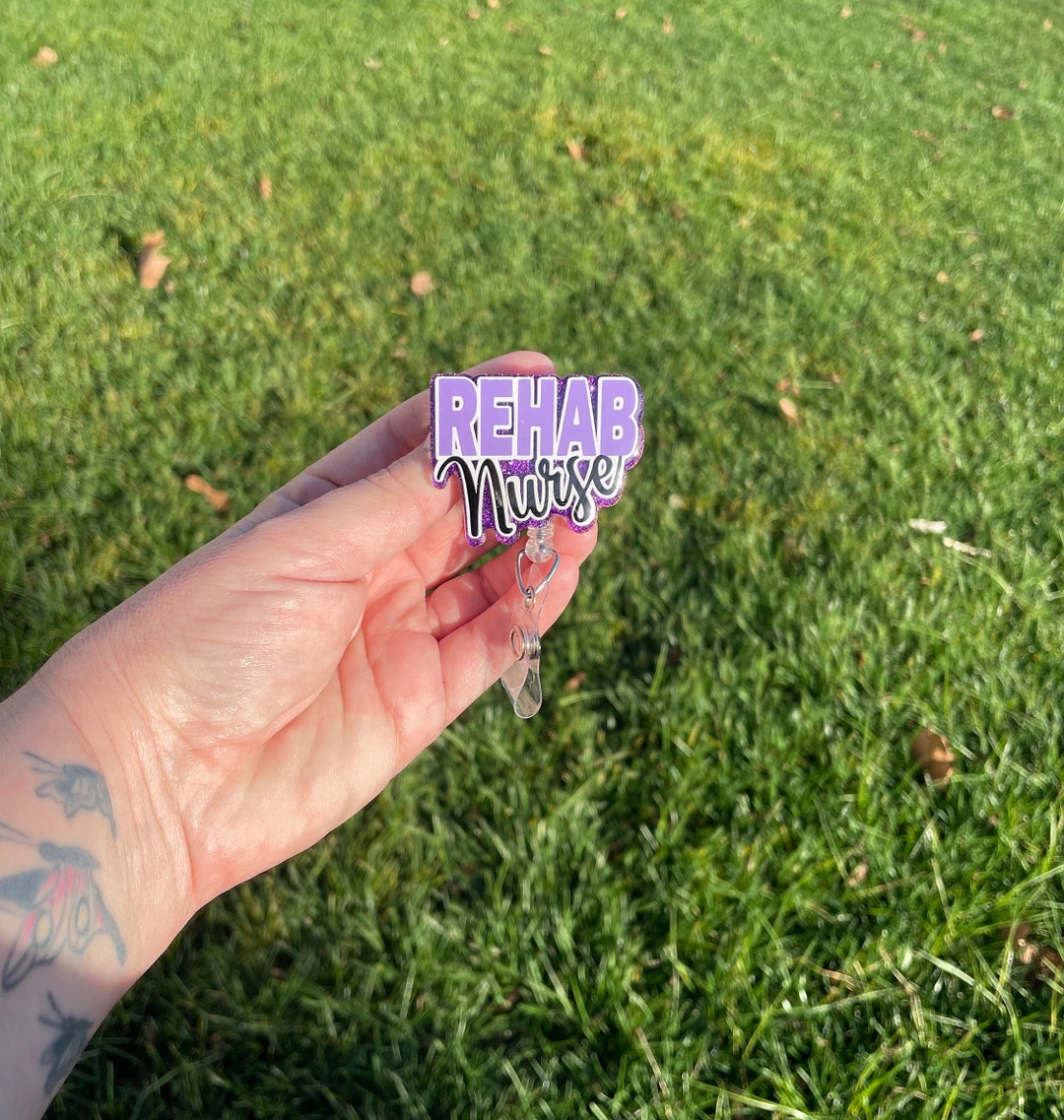 Rehab Nurse Retractable Badge Reel - Etsy