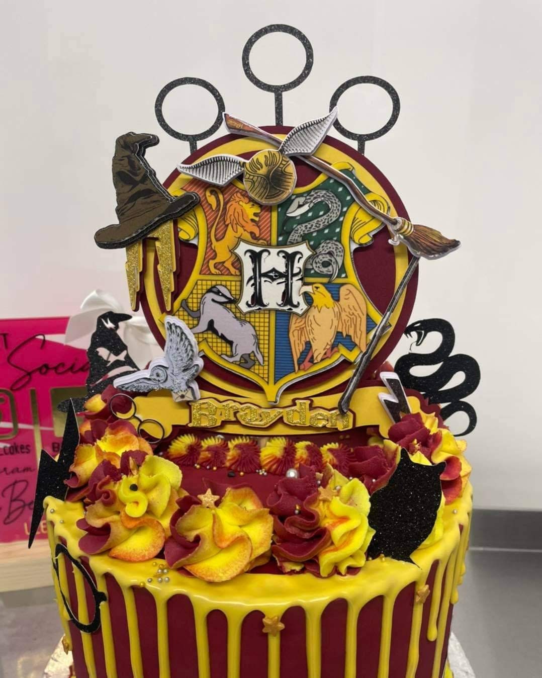 Harry Potter Birthday Cake Topper - Etsy UK