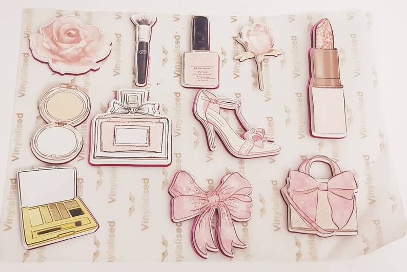 Make up Inspired Cupcake Toppers - Etsy