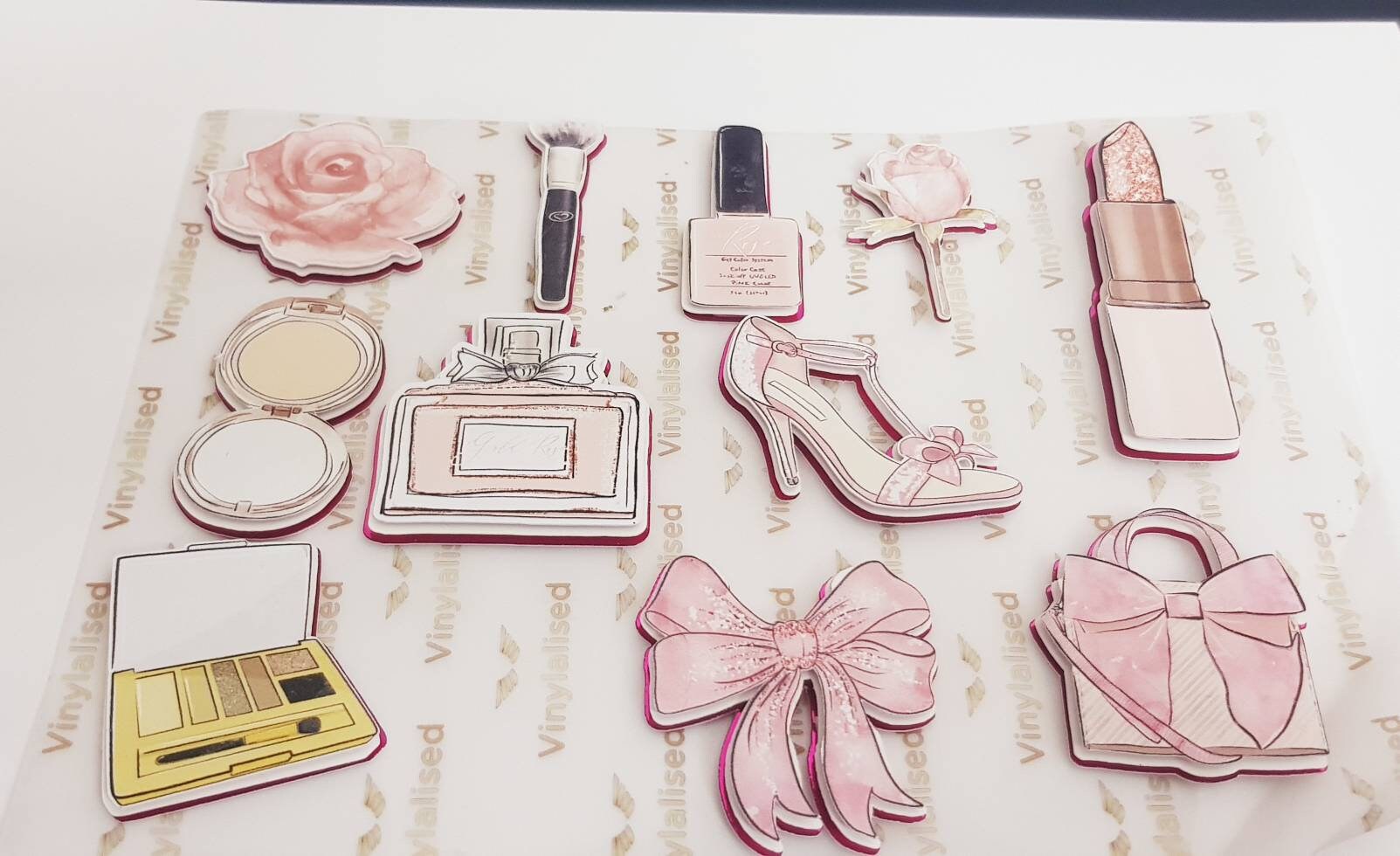 Make up Inspired Cupcake Toppers - Etsy