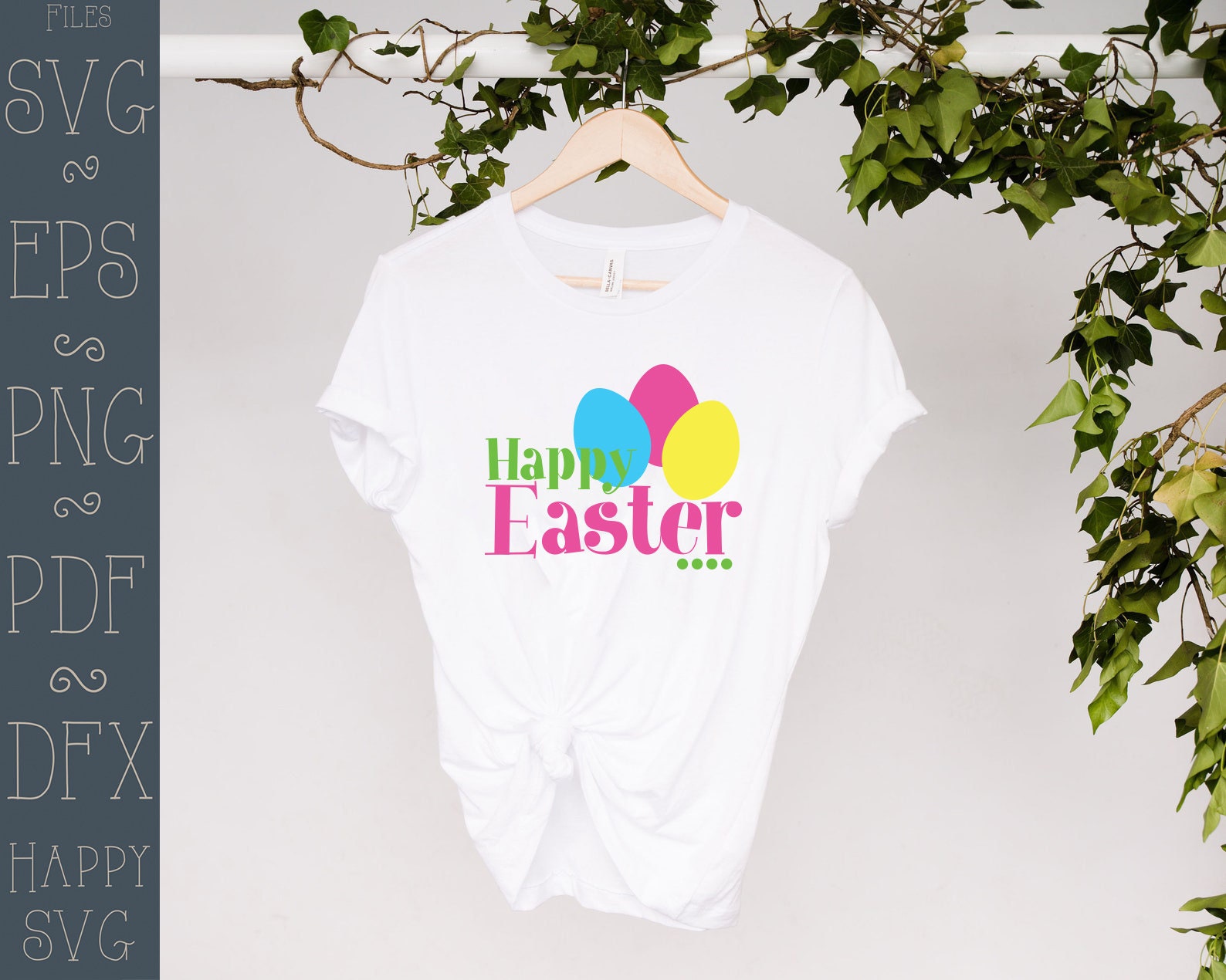Happy Easter SVG Easter Sunday SVG File Cute Easter Design Cricut ...